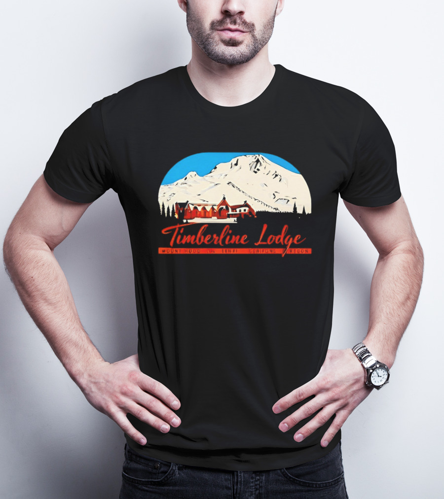 Timberline Lodge Mount Hood Ski Mountain Retreat Oregon T-Shirt