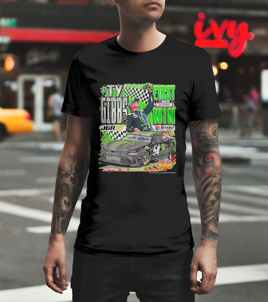 Ty Gibbs First NASCAR Cup Series Win April 12 2026 Bristol Motor Speedway T-Shirt