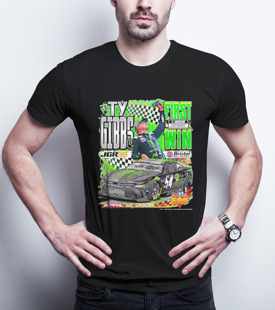 Ty Gibbs First NASCAR Cup Series Win April 12 2026 Bristol Motor Speedway T-Shirt