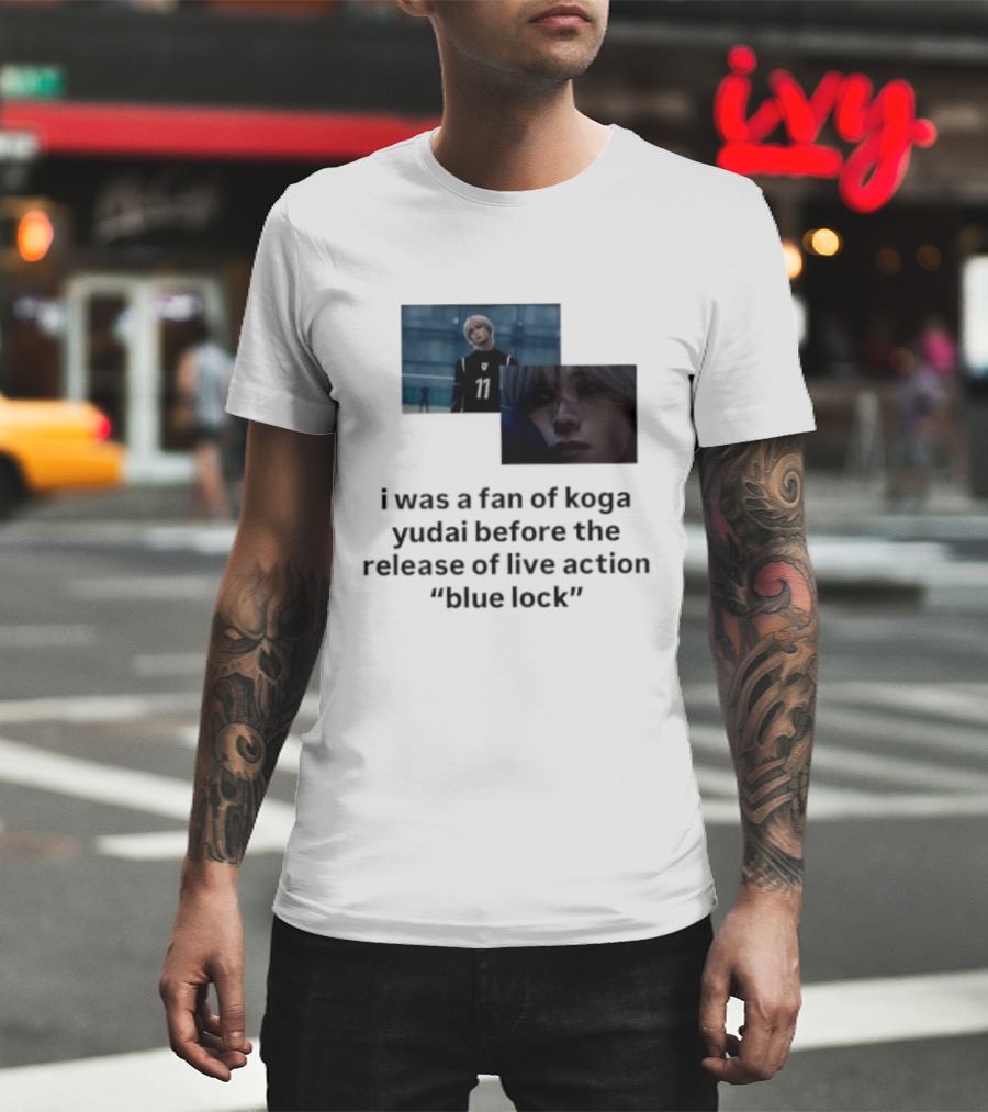 Koga Yudai Before Blue Lock Live Action Release Fan T-Shirt