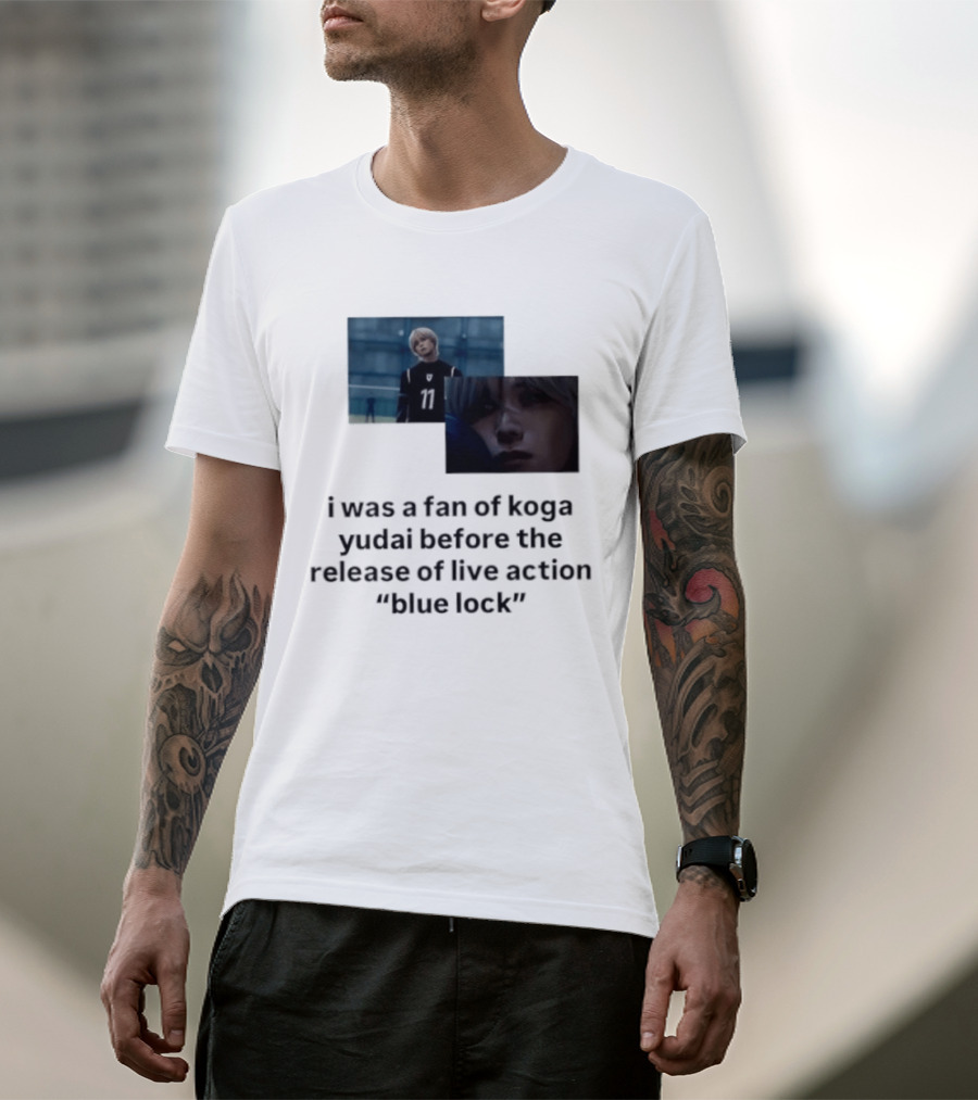 Koga Yudai Before Blue Lock Live Action Release Fan T-Shirt