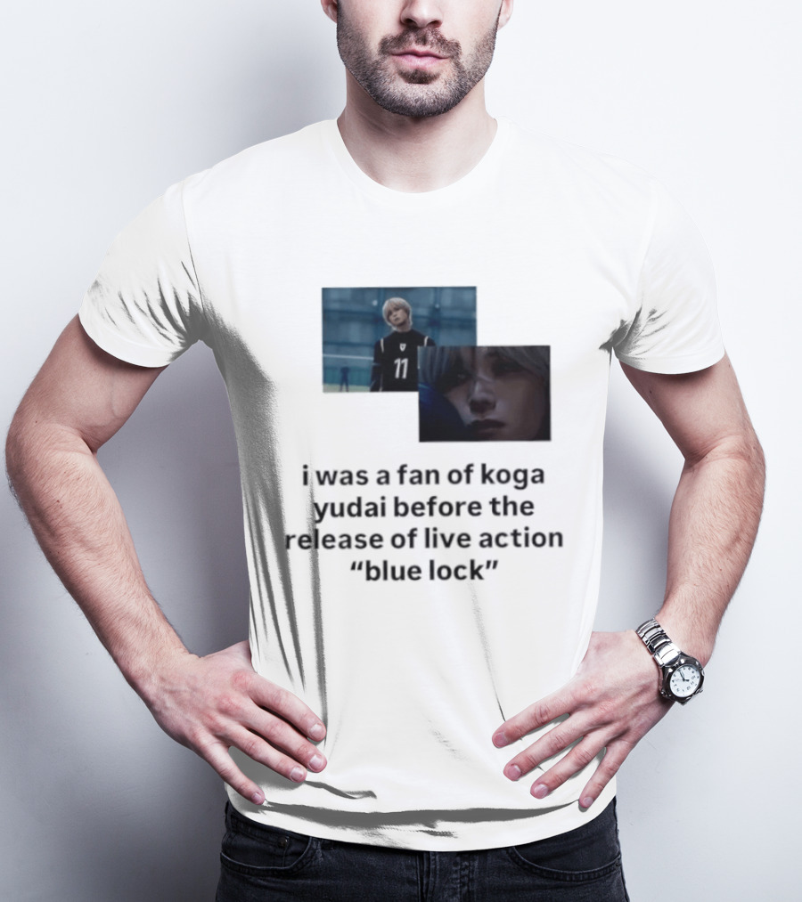 Koga Yudai Before Blue Lock Live Action Release Fan T-Shirt