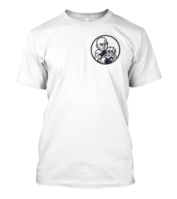 Let's Talk Now Please Don't Kill Me He Tapped He Begged Me Please Don't Kill Me Skull Roses Circle T-Shirt
