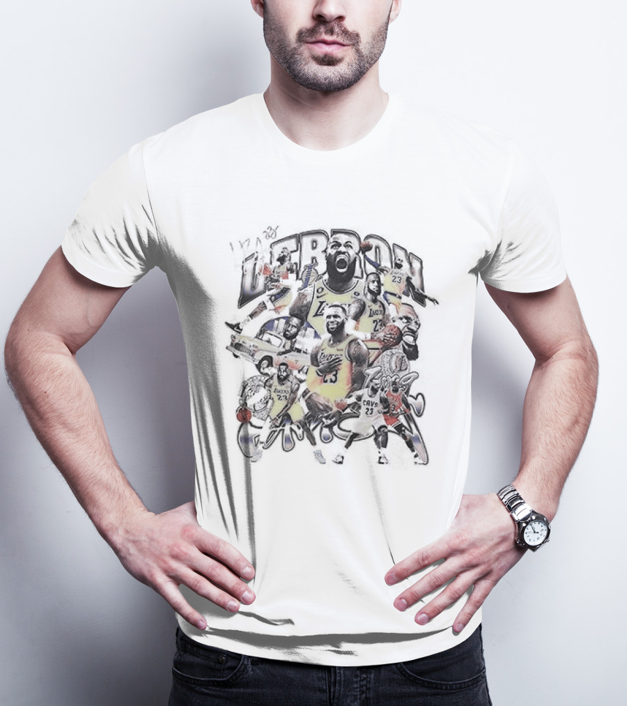 LeBron James 23 Los Angeles Lakers Iconic Moments T-Shirt