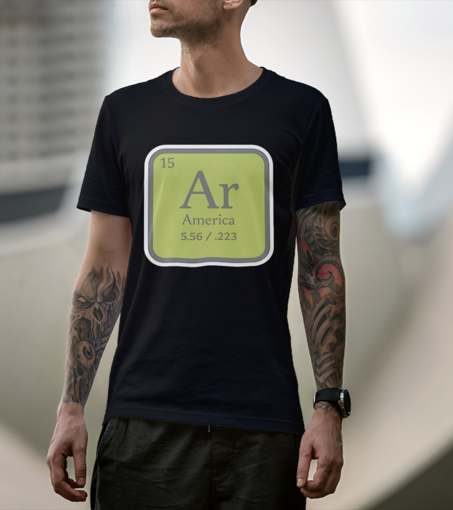 15 Ar America 5.56 .223 Ammo Element T-Shirt