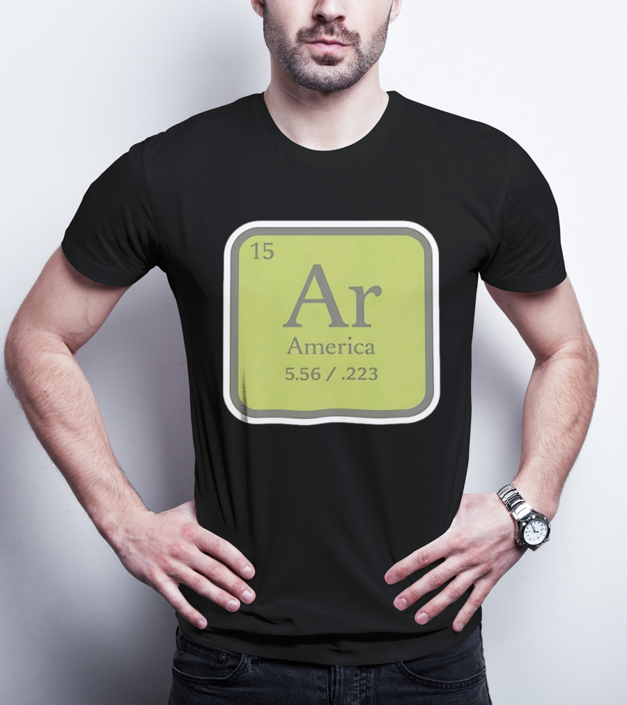15 Ar America 5.56 .223 Ammo Element T-Shirt