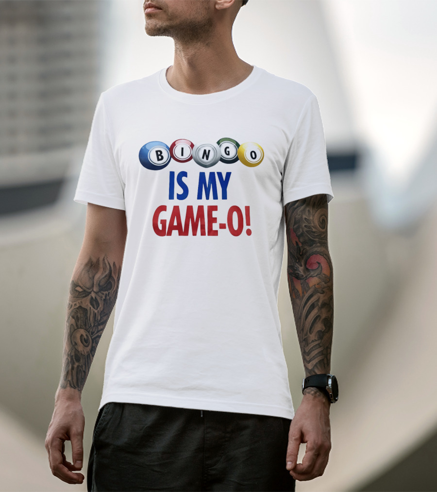 Bingo Is My Game O Billiard Balls Fun Playful T-Shirt