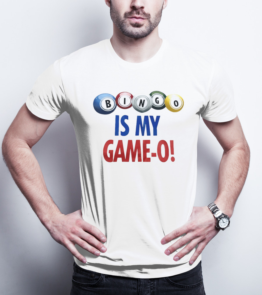 Bingo Is My Game O Billiard Balls Fun Playful T-Shirt