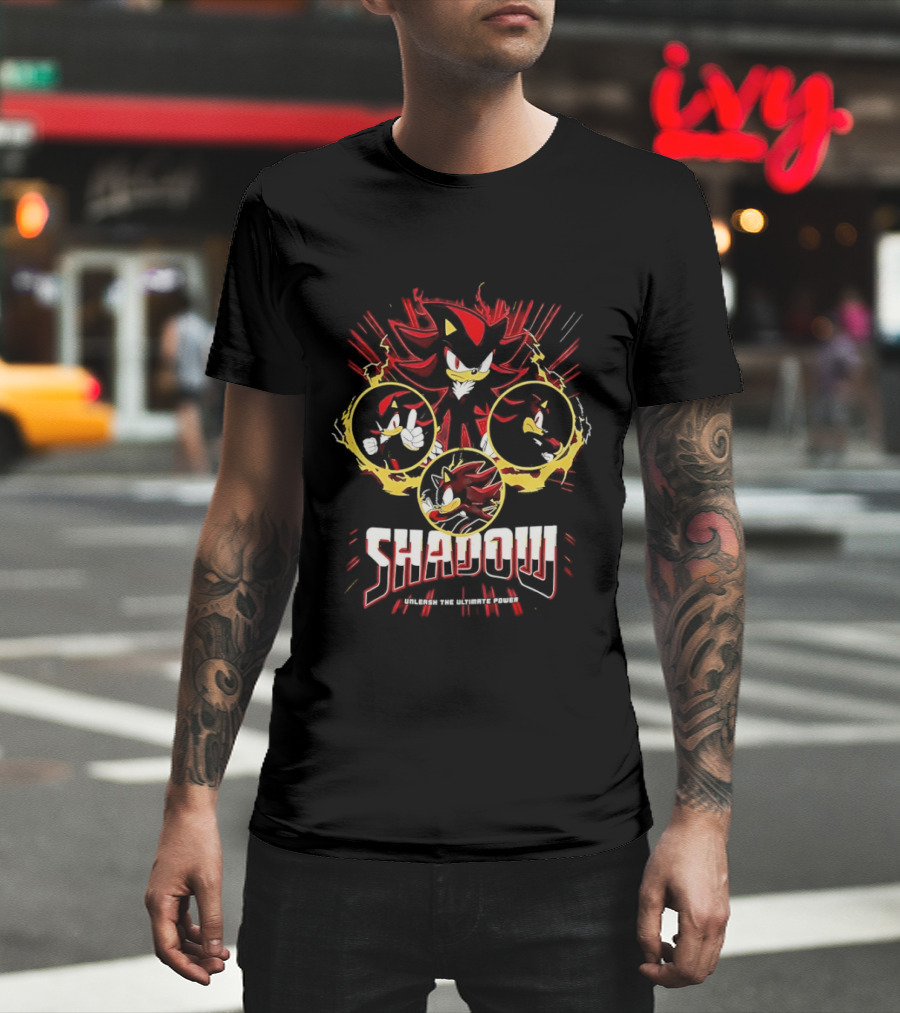 Shadow The Hedgehog Unleash The Ultimate Power T-Shirt