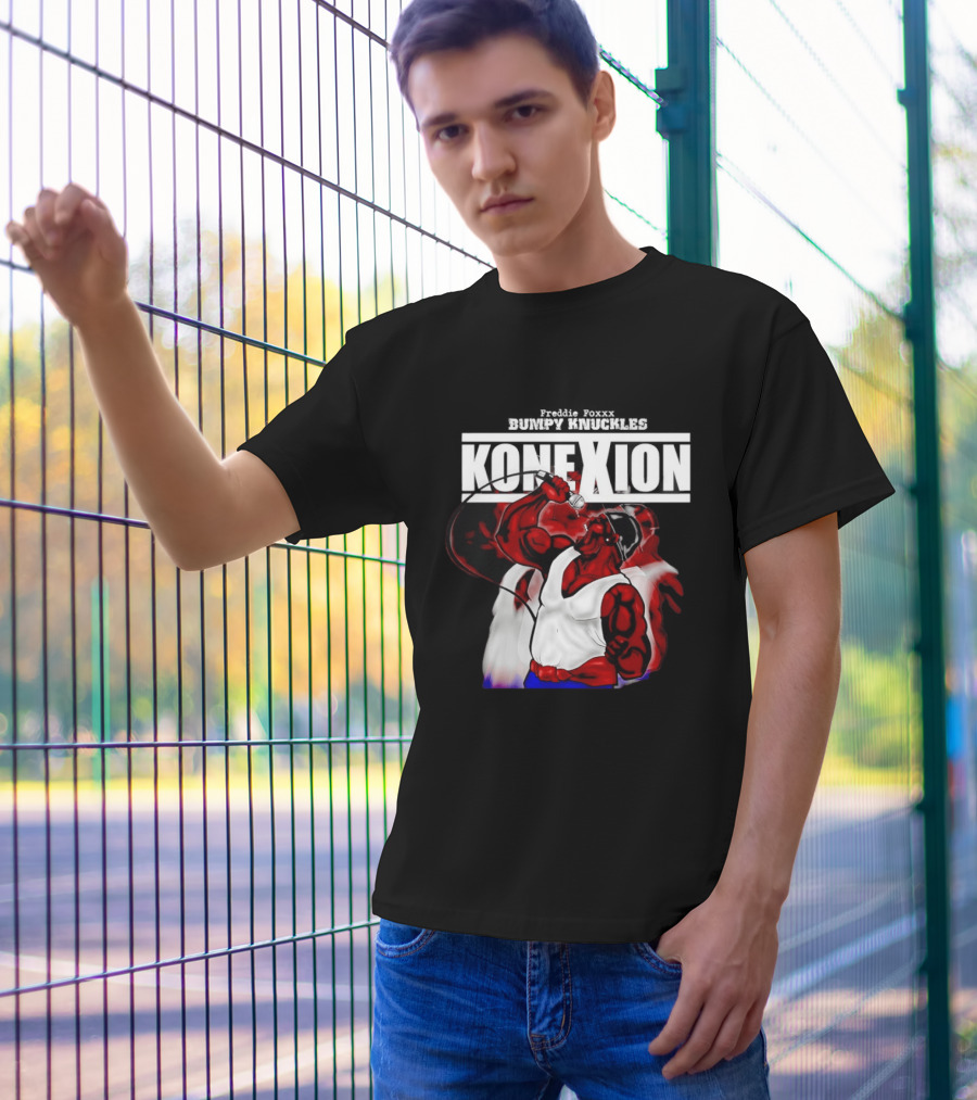 Freddie Foxxx Bumpy Knuckles Hip Hop Konexion Microphone Power T-Shirt