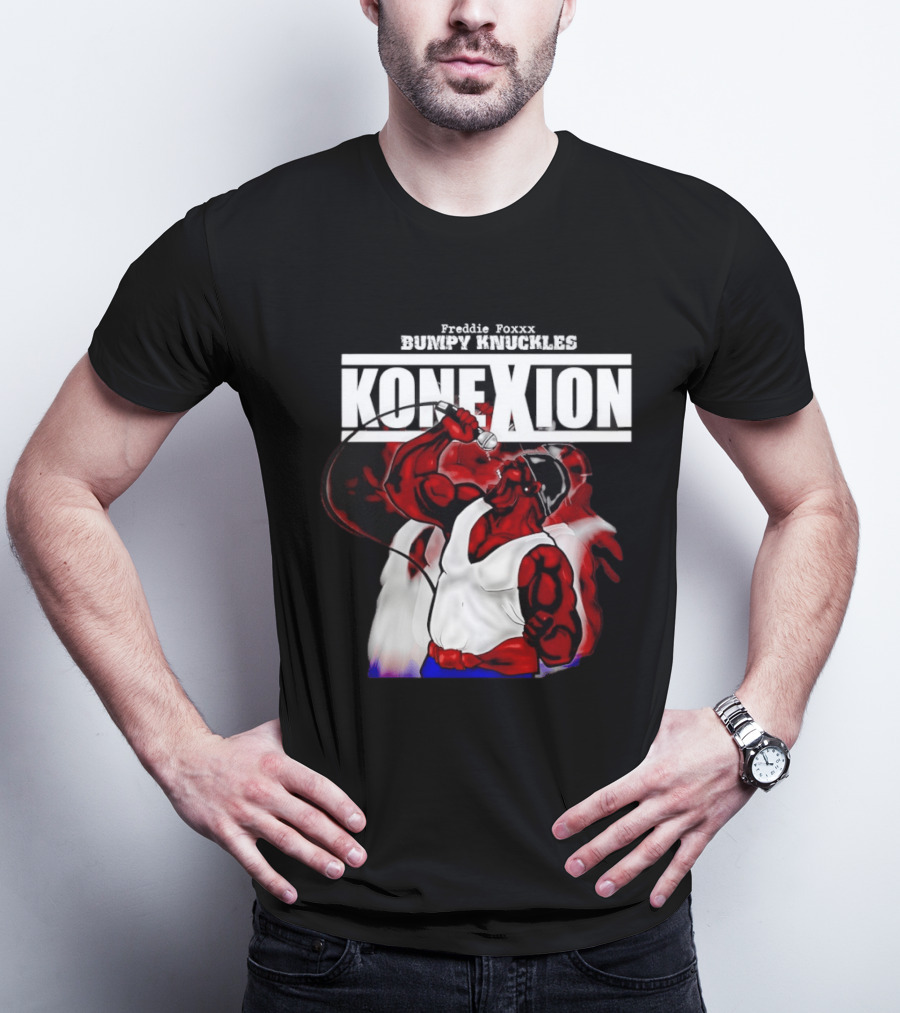 Freddie Foxxx Bumpy Knuckles Hip Hop Konexion Microphone Power T-Shirt