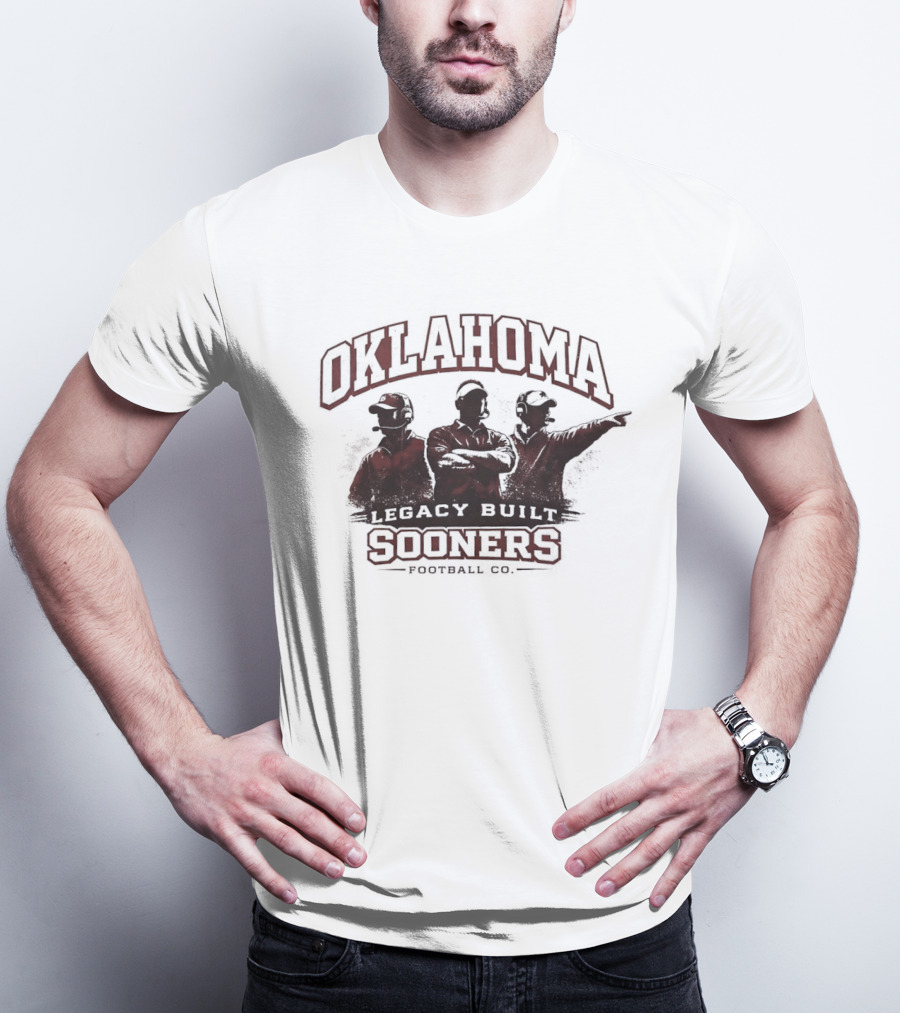 Oklahoma Sooners Legacy Built Football Traditions T-Shirt