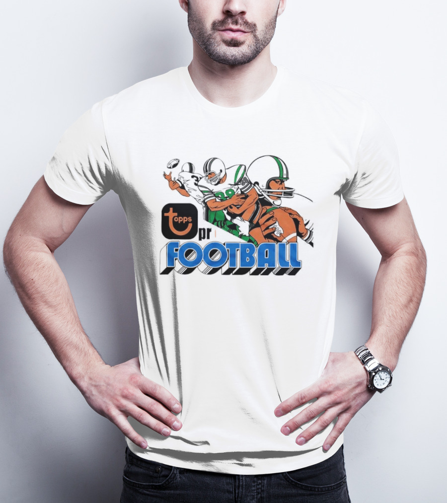 Topps Pro Football 3D 1981 Classic Vintage NFL Players T-Shirt