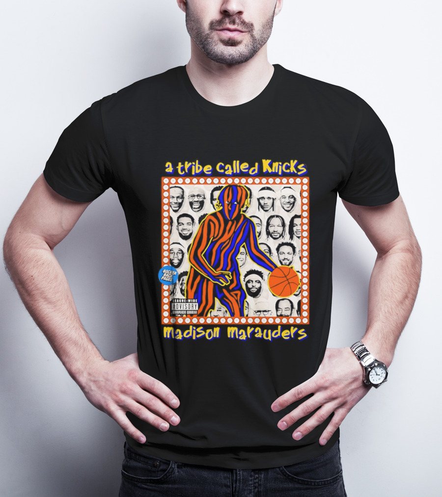 A Tribe Called Knicks Madison Marauders Basketball Art With Iconic NYC Sports Influence T-Shirt