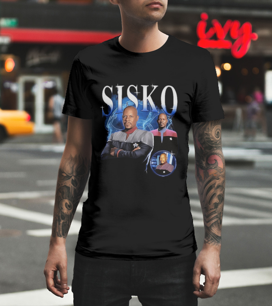 Sisko Avery Brooks Starfleet Captain Sci Fi T-Shirt
