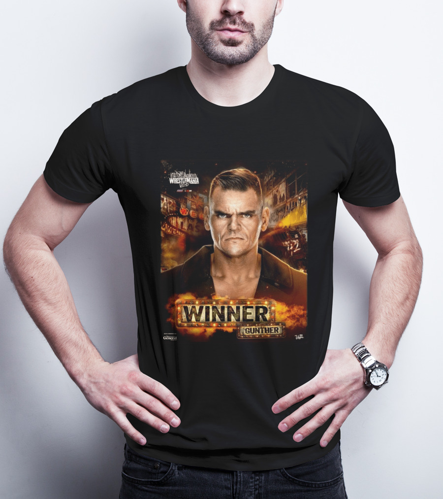 WWE WrestleMania 42 Winner Gunther Las Vegas 2026 T-Shirt