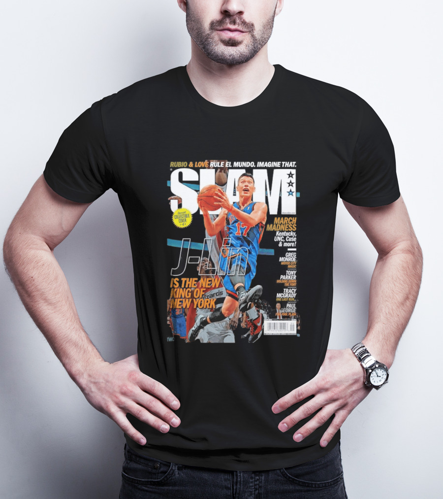 SLAM J Lin Is The New King Of New York Special Collectible Cover T-Shirt
