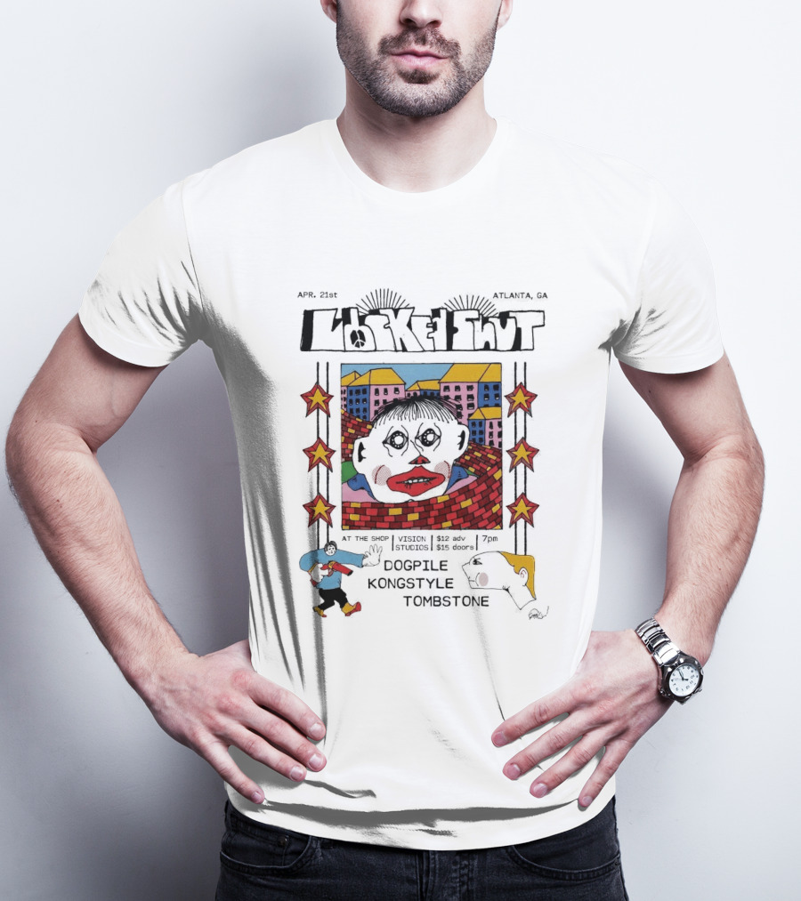 LOCKED SHUT Atlanta Apr 21 2026 DooPee Koncyste Tombstone Tour T-Shirt