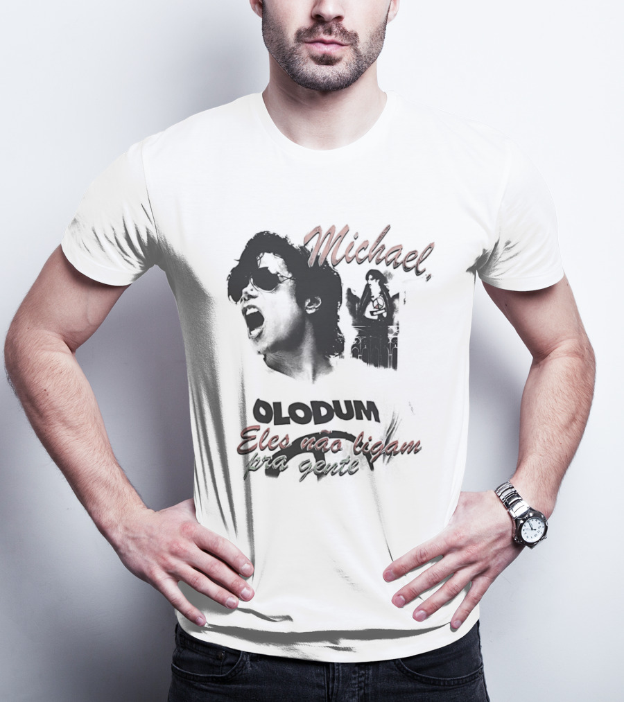 Michael Jacks King Of Pop 2026 Olodum Eles Nao Ligam Kra Gente T-Shirt