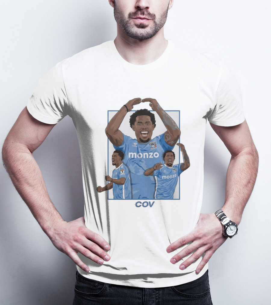 Milan Van Ewijk Coventry City FC Monzo We Are Back Premier League T-Shirt