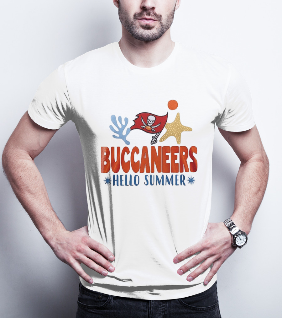 Tampa Bay Buccaneers Summer Fun Scream And Shout School's Out T-Shirt