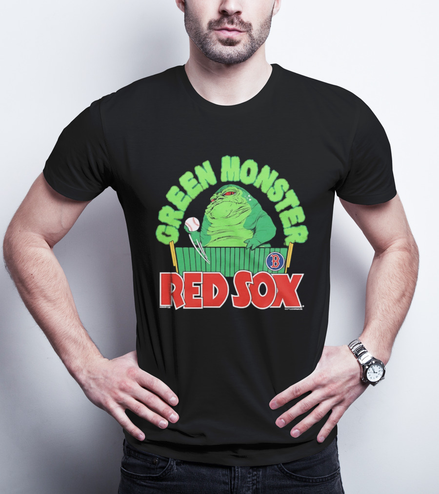 Boston Red Sox Green Monster Star Wars Hutt Baseball T-Shirt