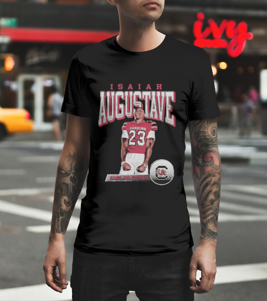 Isaiah Augustave Carolina Football 2026 Player 23 T-Shirt