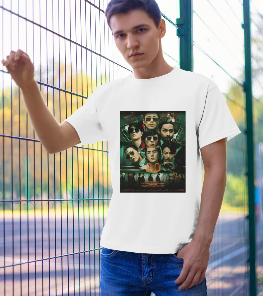BTS 2.0 Arirang Tour 2026 Group RM Jin Suga J Hope Jimin V Jung Kook Hangseok Lee Jung Kook T-Shirt