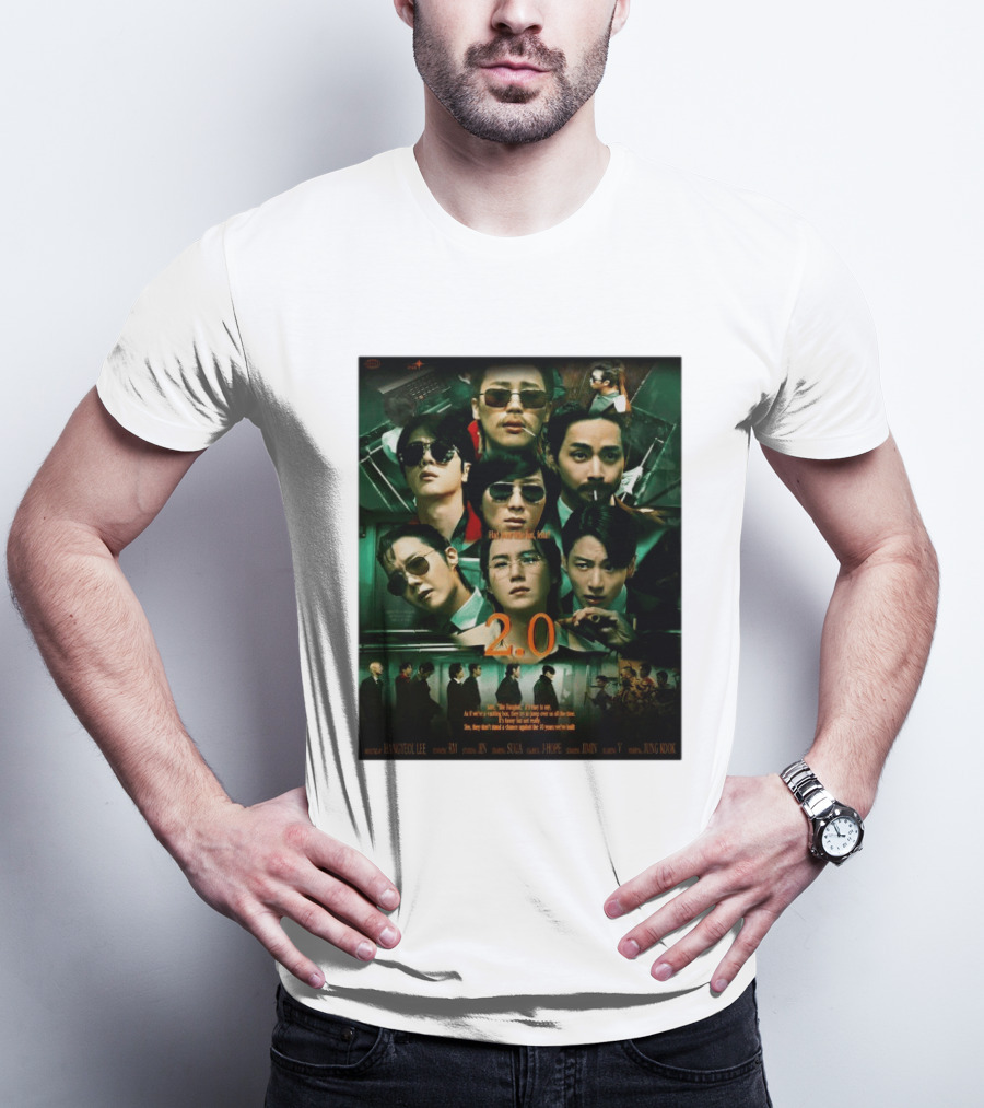 BTS 2.0 Arirang Tour 2026 Group RM Jin Suga J Hope Jimin V Jung Kook Hangseok Lee Jung Kook T-Shirt