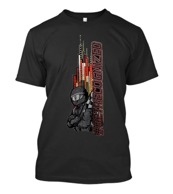 My Race Pass Racing Driver #GetRecognized Checkered Flag T-Shirt