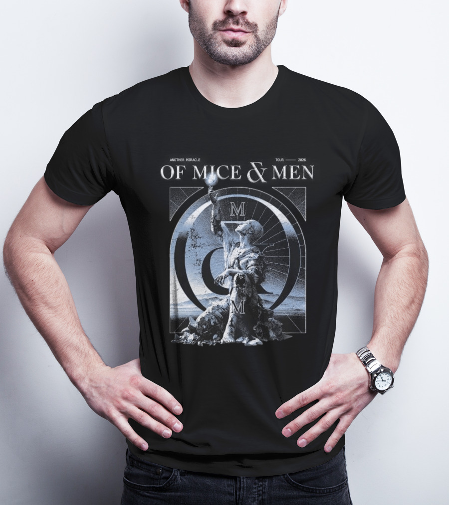 Of Mice & Men Another Miracle Tour 2026 Australia Dates And Locations T-Shirt