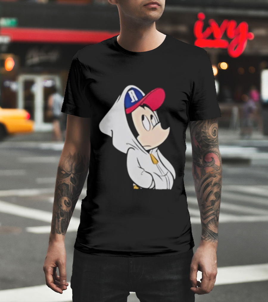 Reno Aces Mickey Mouse Baseball Cap T-Shirt