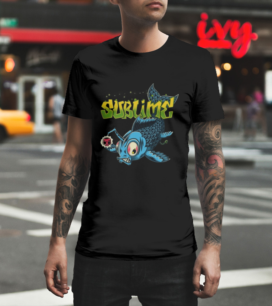 Sublime Red Rocks 2026 Exclusive Drop April 17th 18th 420 On The Rocks Angler Fish T-Shirt