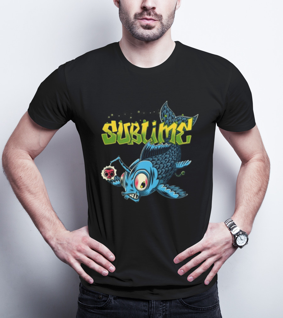 Sublime Red Rocks 2026 Exclusive Drop April 17th 18th 420 On The Rocks Angler Fish T-Shirt
