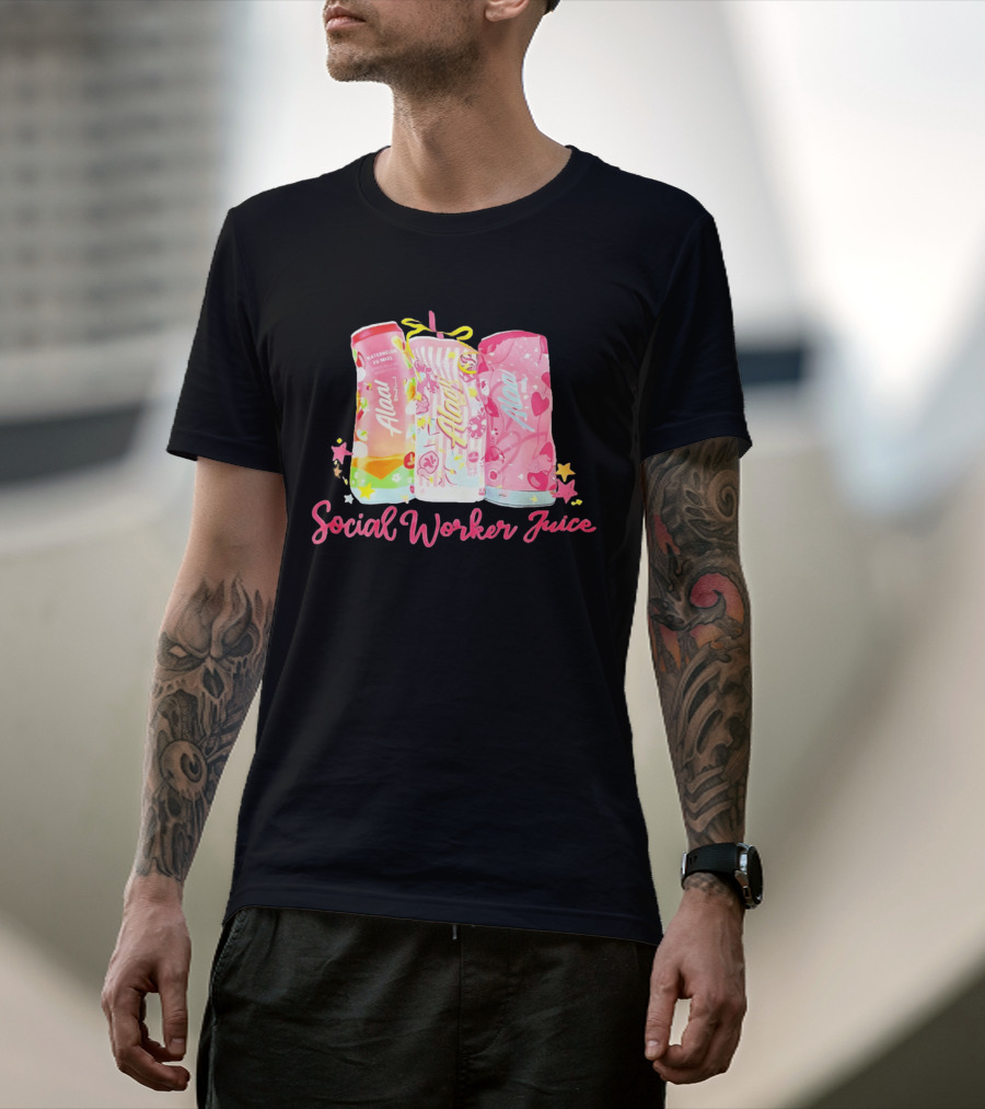 Alani Nu Watermelon Lemonade Social Worker Juice T-Shirt