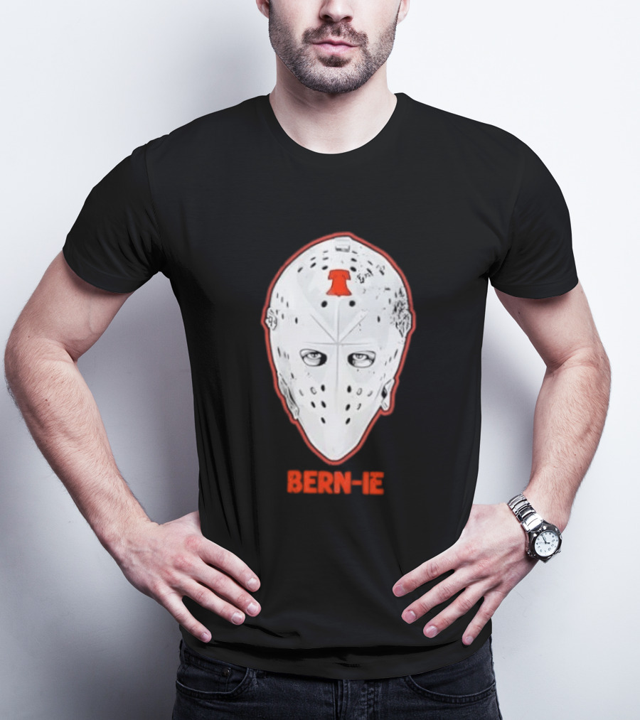 Bern Ie Philadelphia Hockey Liberty Bell Goalie Mask T-Shirt