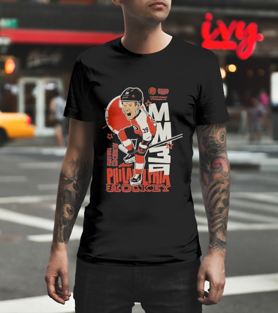 Matvei Michkov 39 Philadelphia Hockey Player MM 39 T-Shirt
