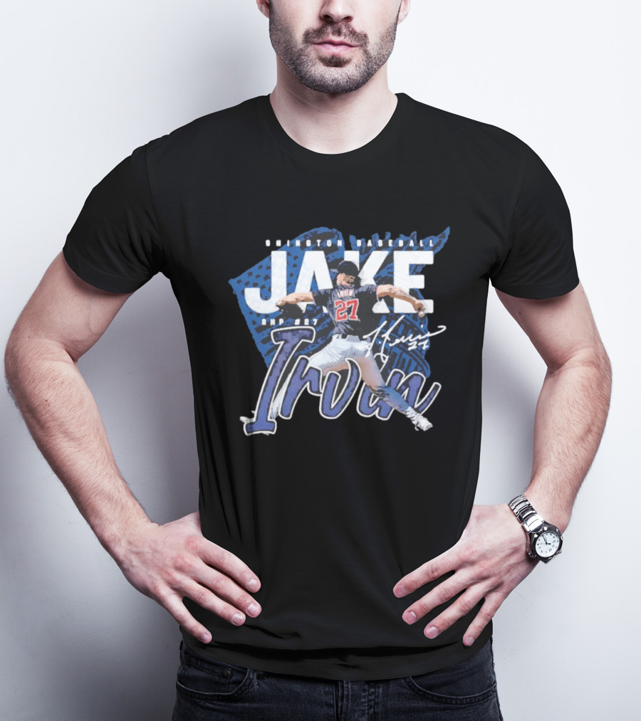 Jake Irvin Washington Baseball RHP 27 T-Shirt