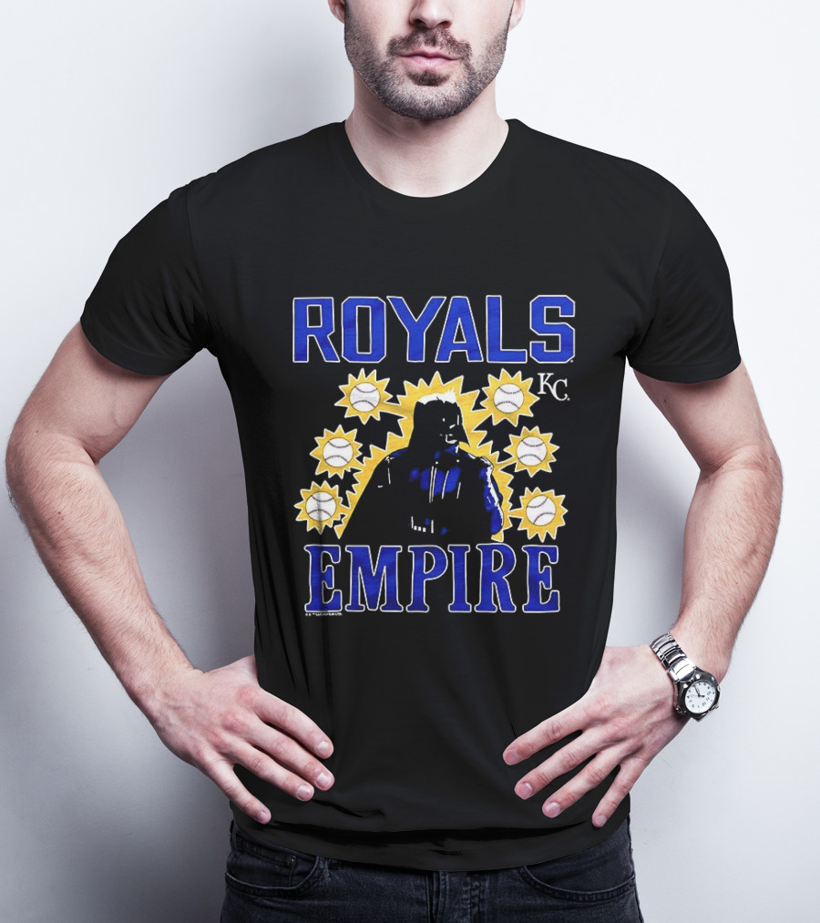 Kansas City Royals Empire Dark Side Star Wars KC T-Shirt