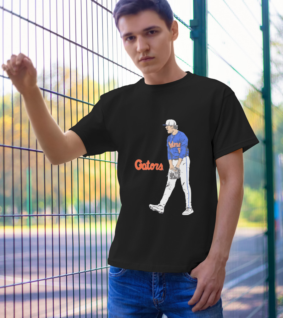 Liam Peterson Florida Gators Baseball Intense Scream Moment T-Shirt