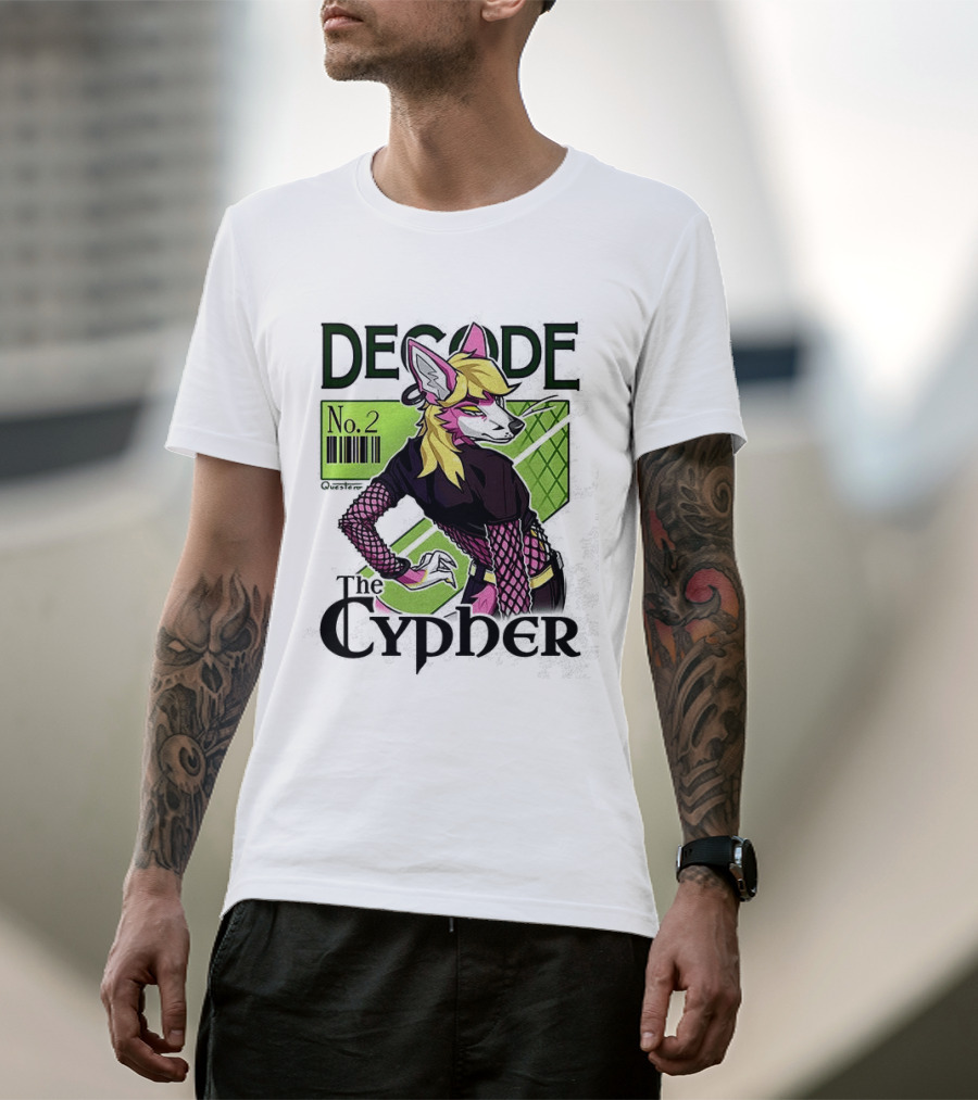 Decode The Cypher No.2 Retro Futuristic Vibe T-Shirt