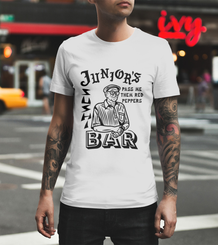Junior's Pass Me Them Red Peppers Bar T-Shirt