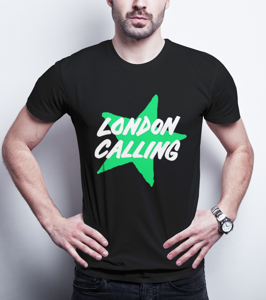 Dallas Stars London Calling The Clash Hockey Star T-Shirt