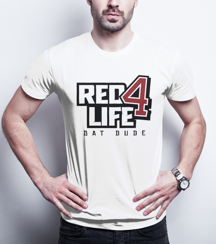 Brandon Phillips Red 4 Life Dat Dude T-Shirt