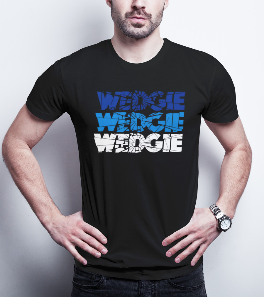 Scott Wedgewood Colorado Avalanche NHL Wedgie Chant Shattered Glass Wedge Wedgie T-Shirt