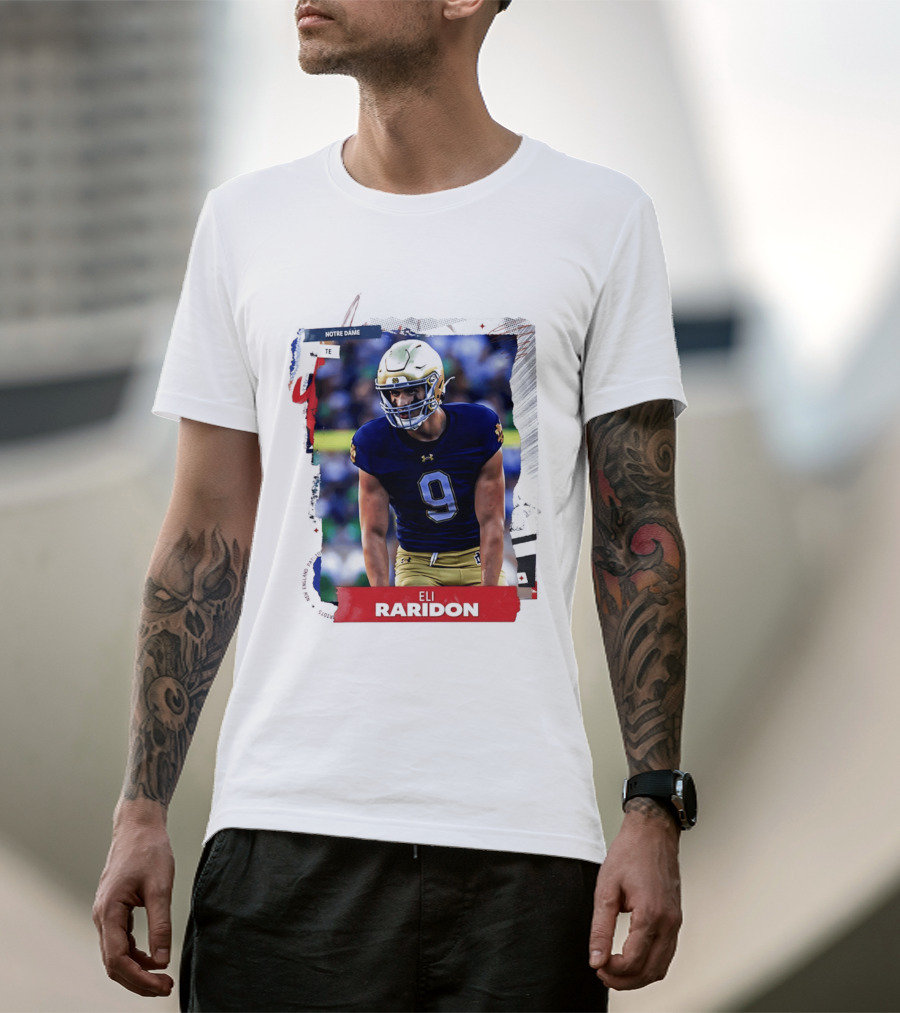 Notre Dame Tight End Eli Raridon 2206 Draft Prospect T-Shirt