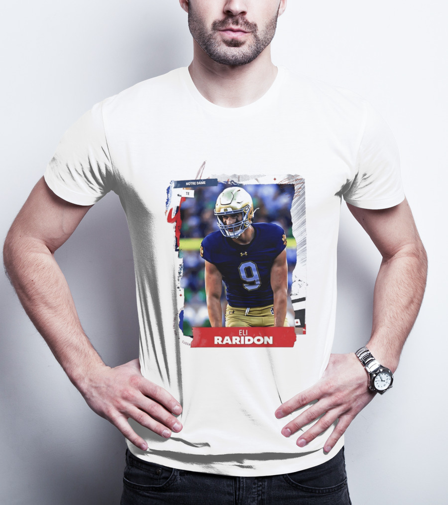 Notre Dame Tight End Eli Raridon 2206 Draft Prospect T-Shirt