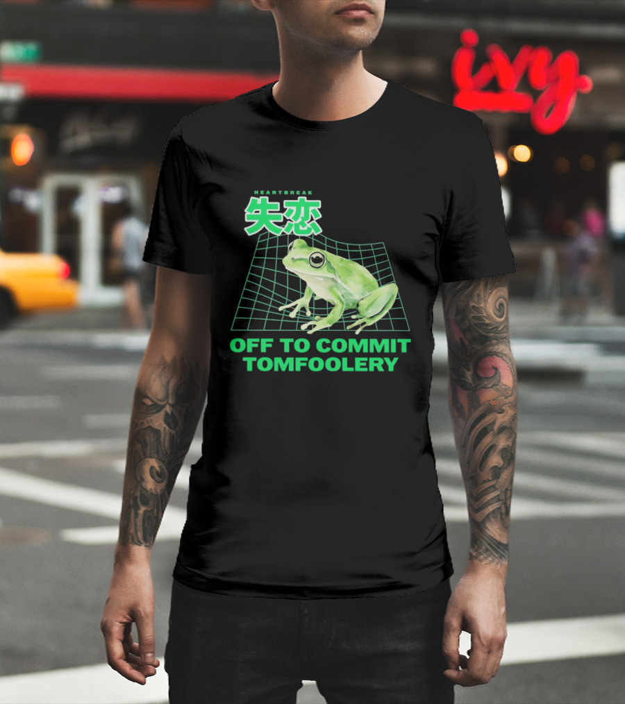 Off To Commit Tomfoolery Frog T-Shirt