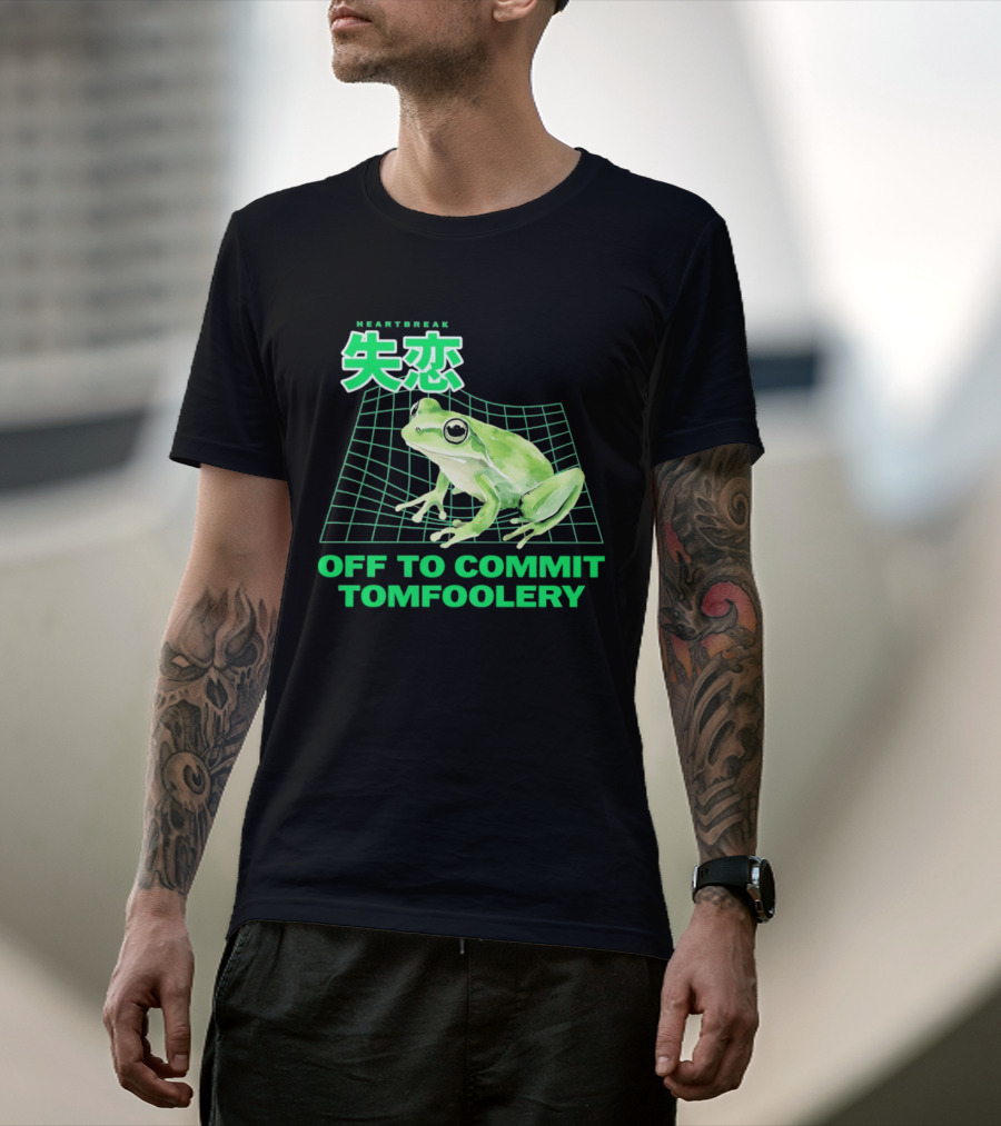 Off To Commit Tomfoolery Frog T-Shirt