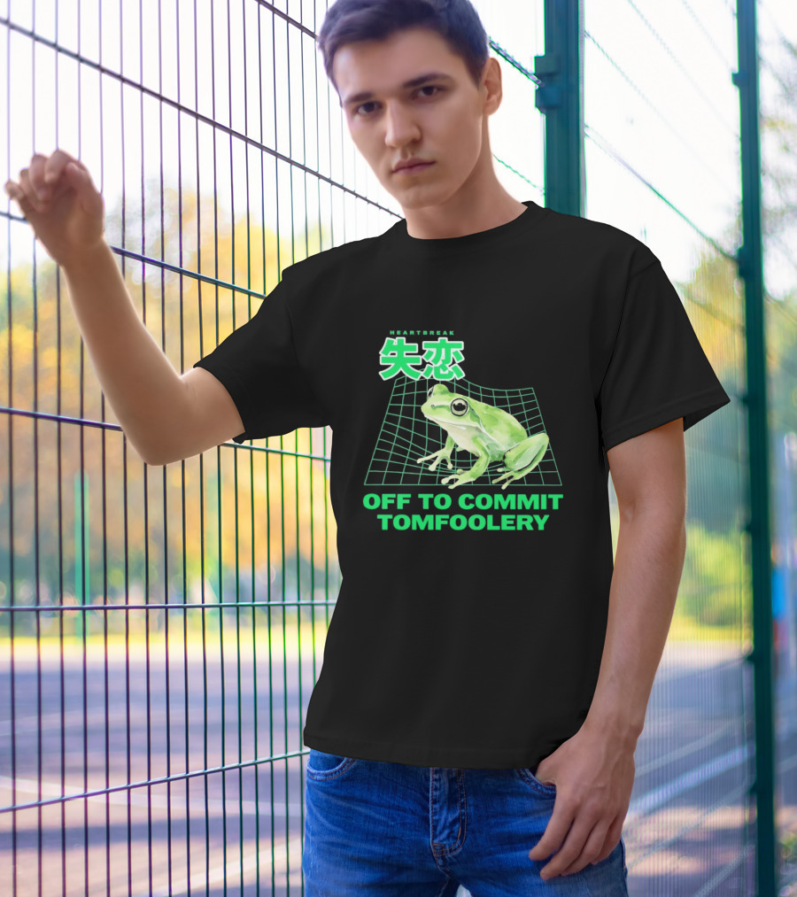 Off To Commit Tomfoolery Frog T-Shirt